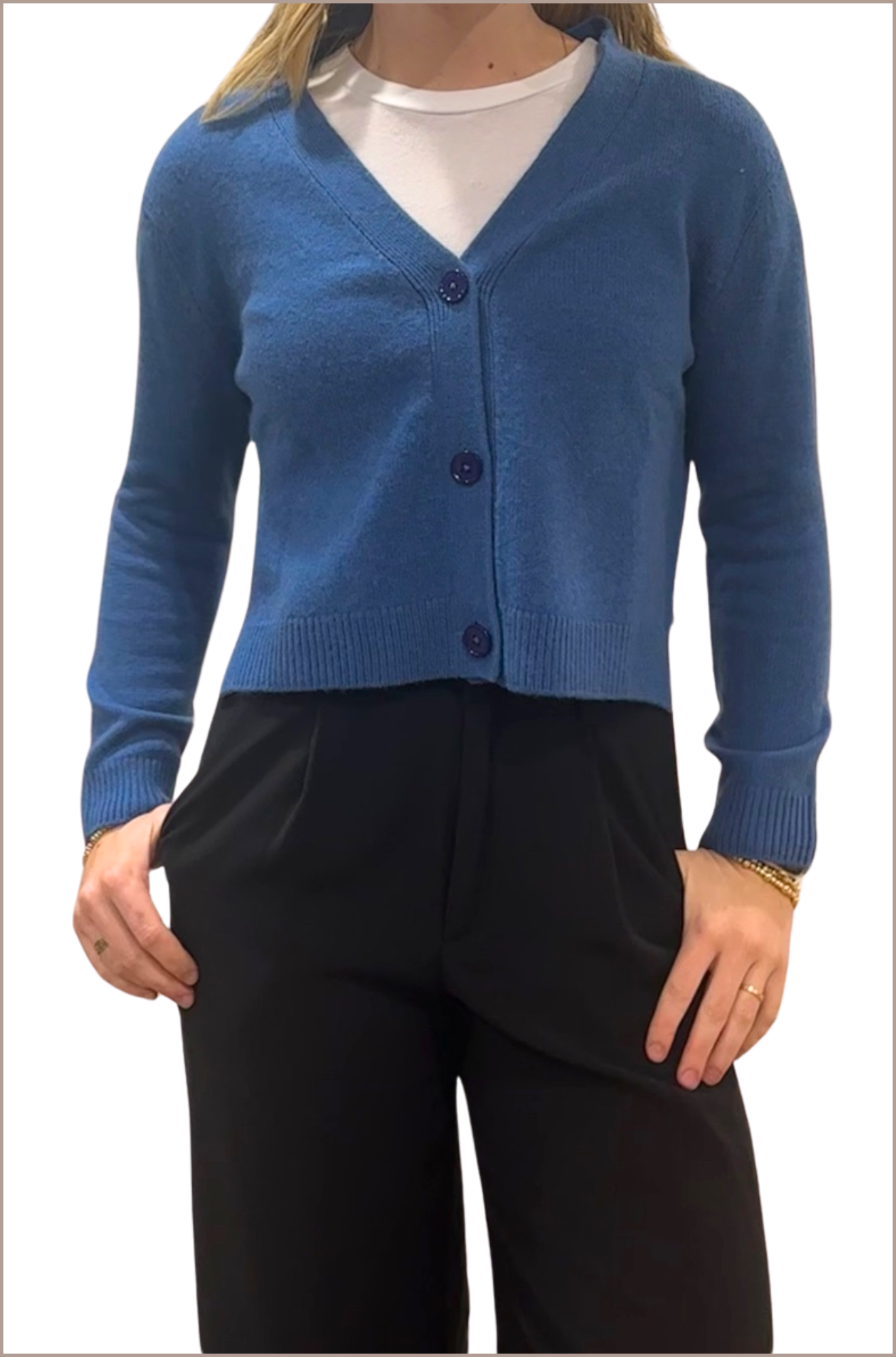 Copper Shed Cashmere Cardigan